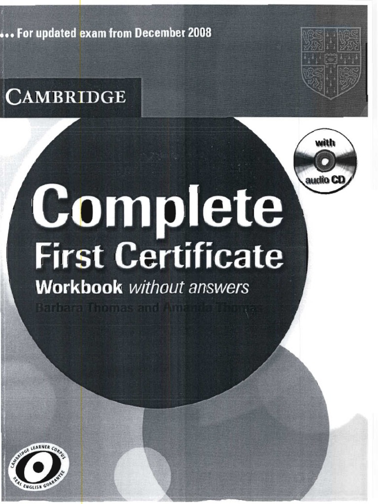 Complete First 2008 Workbook. | PDF
