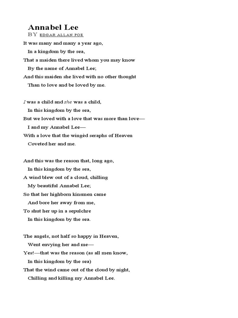 Annabel Lee | PDF