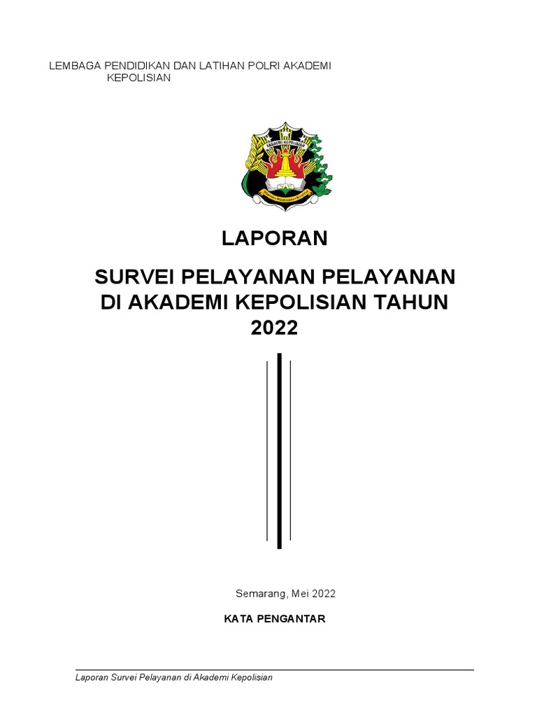 Laporan Hasil Survai Akpol 1 | PDF
