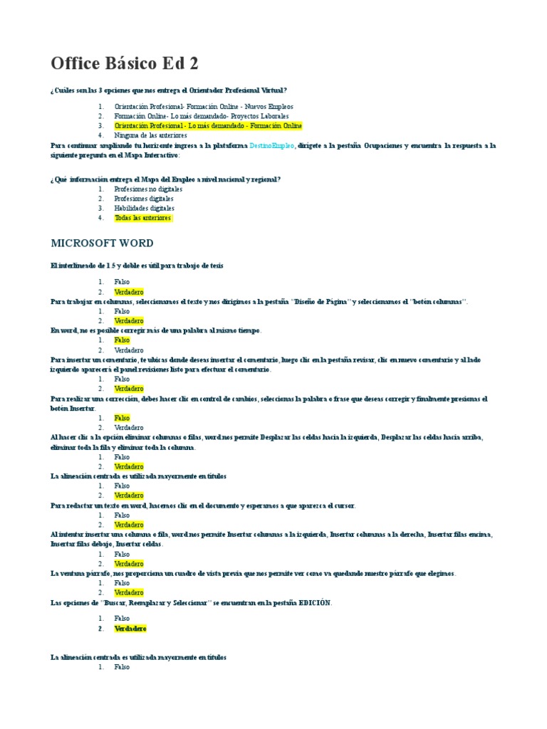 Office Básico | PDF