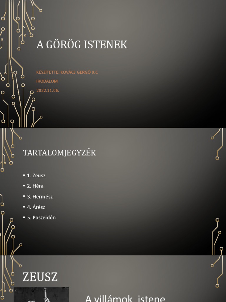 A Görög Istenek | PDF