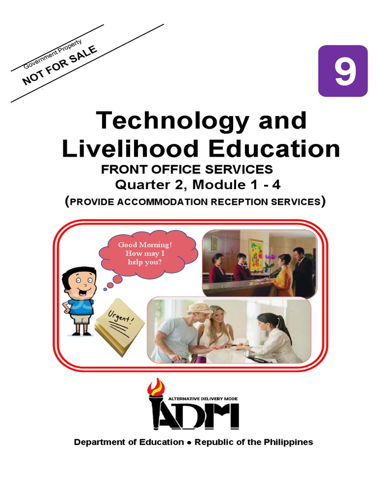 Tle 9 Front Office Services Quarter 2 Sy2021 2022 | PDF | Payments ...