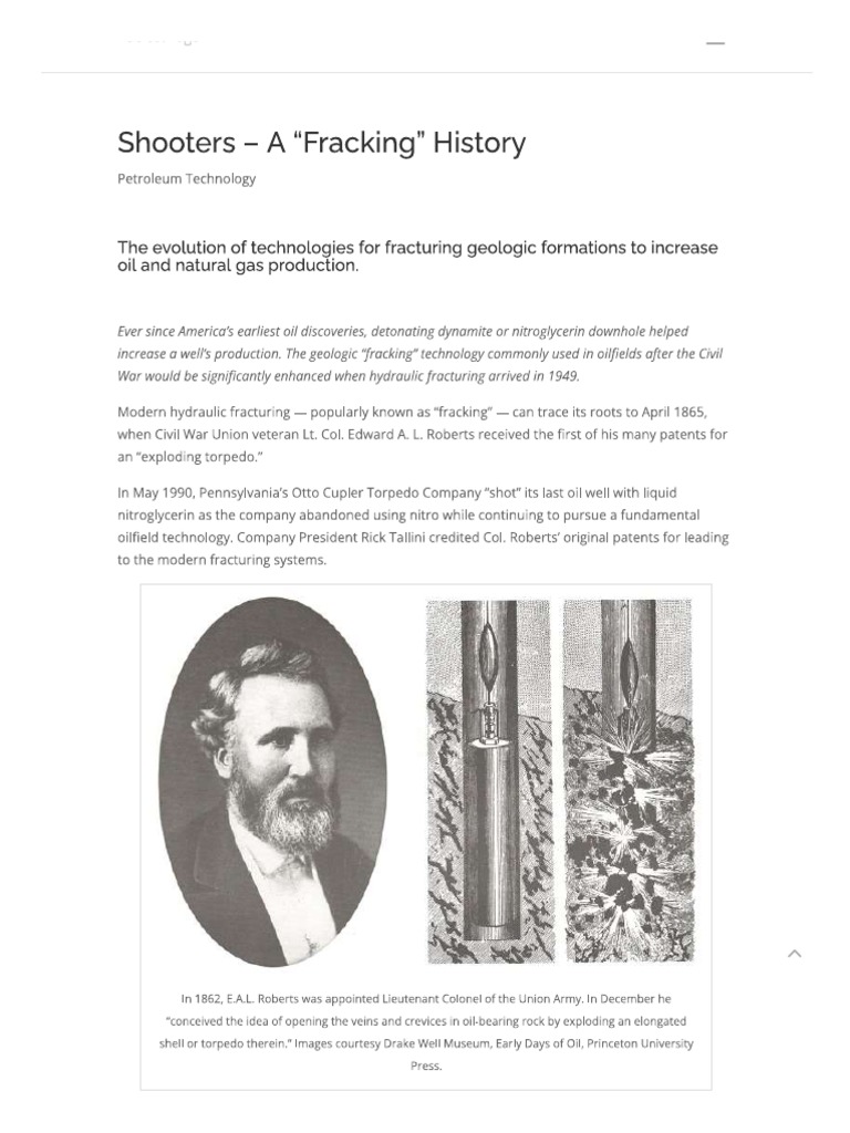 Fracking History | PDF