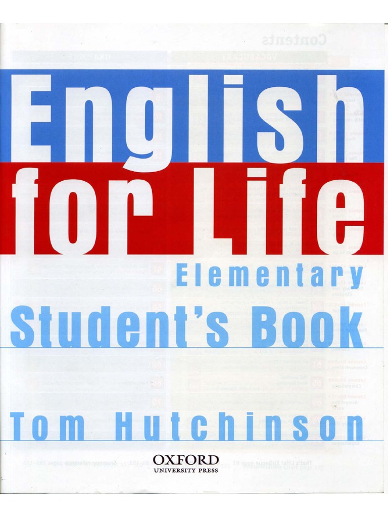 02-English For Life-Elementary-Student Book | PDF
