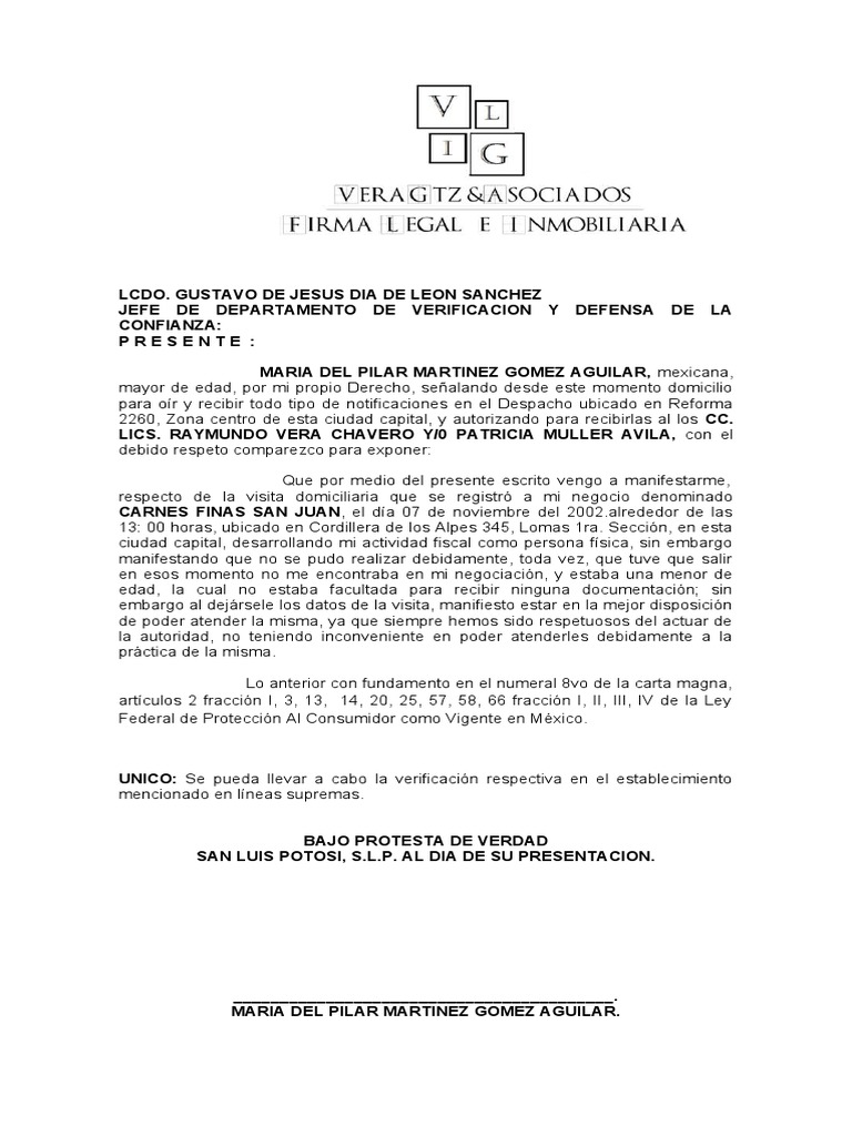 Contestacion Profeco | PDF Contestacion Profeco | PDF