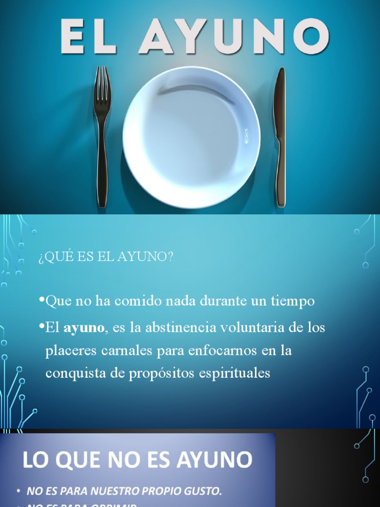 Enseñanza Sobre El Ayuno | PDF | Rápido | Dios