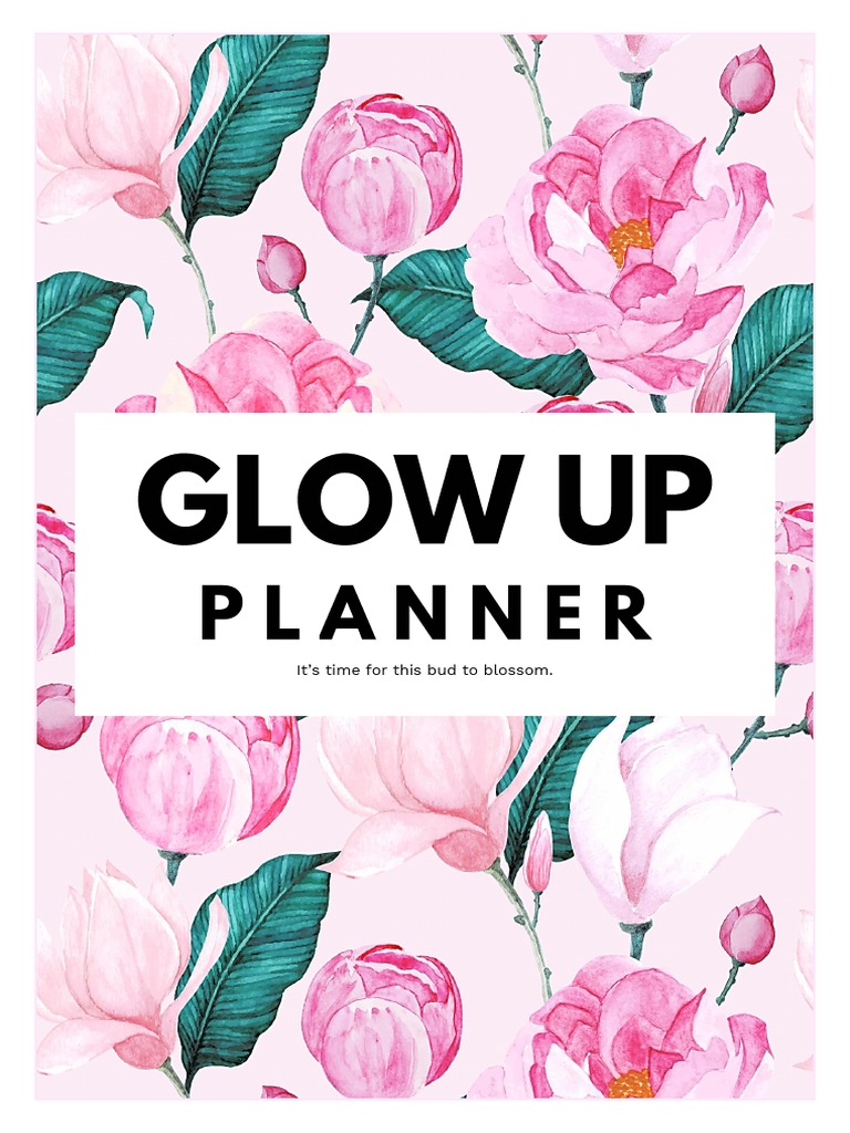 Glow Up Planner ShineSheets Size A4 | PDF | Hair | Human Body