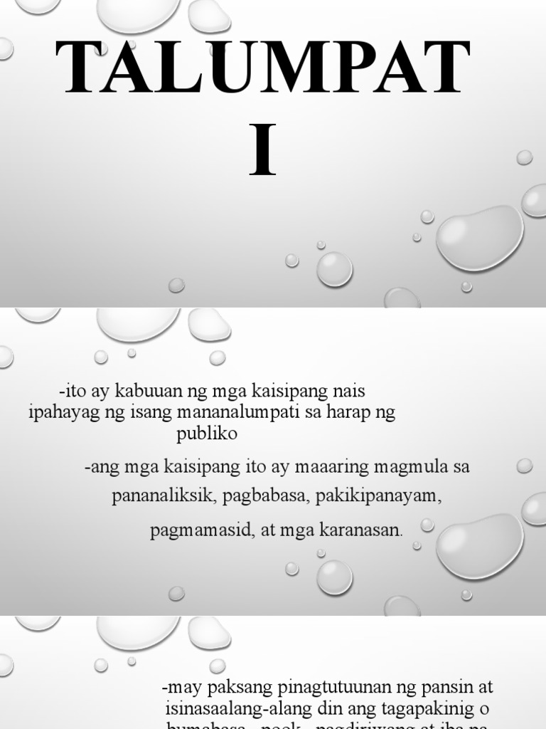 Talumpati | PDF