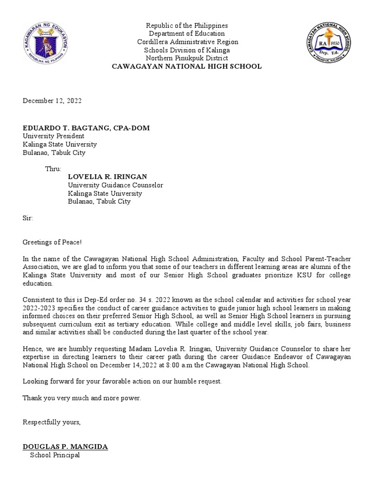 KSU President Letter | PDF