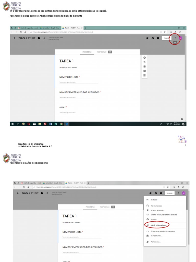 Guía para Compartir Formularios Internos | PDF | Informática | Software