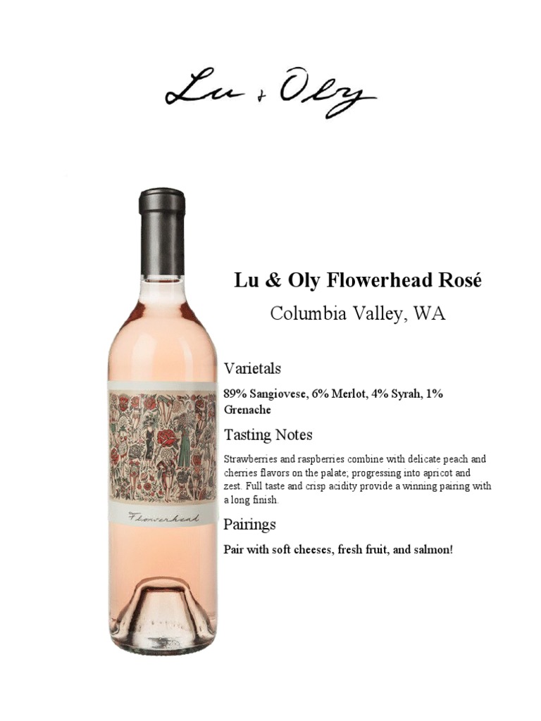 Lu & Oly Rose Tech Sheet | PDF