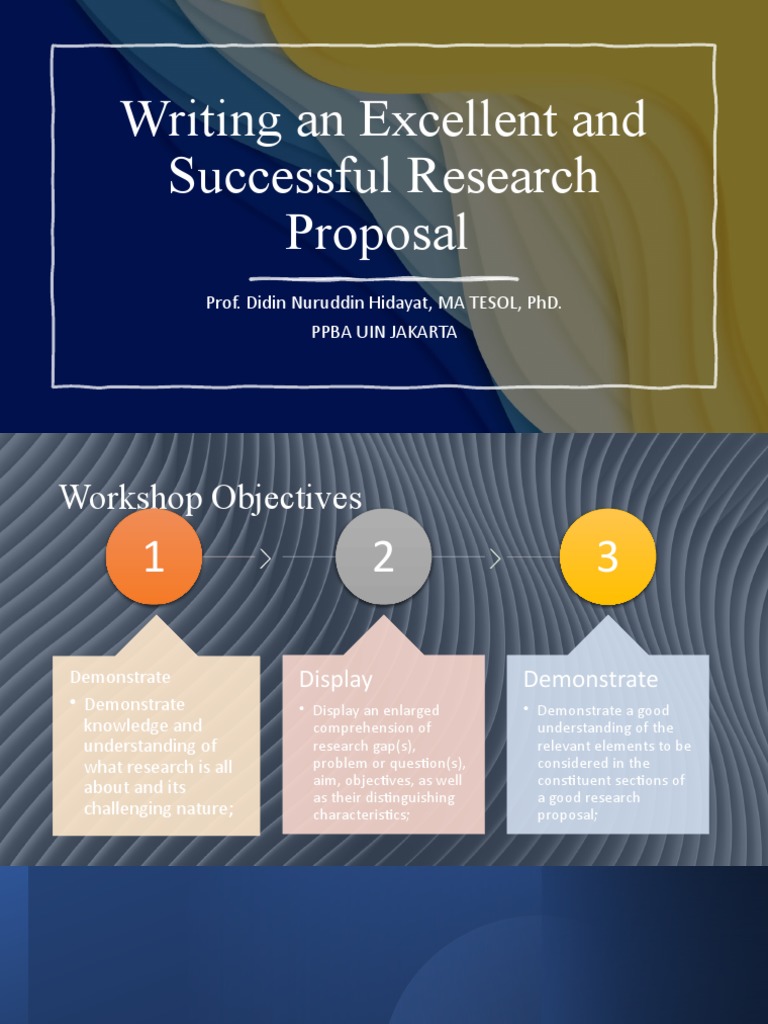 Writing An Excellent and Successful PH.D Research Proposal | PDF | Data | Social Networking Service