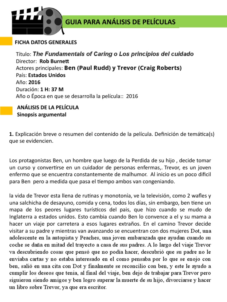 Guia Analisis Película 1 | PDF | Factores humanos y ergonomía