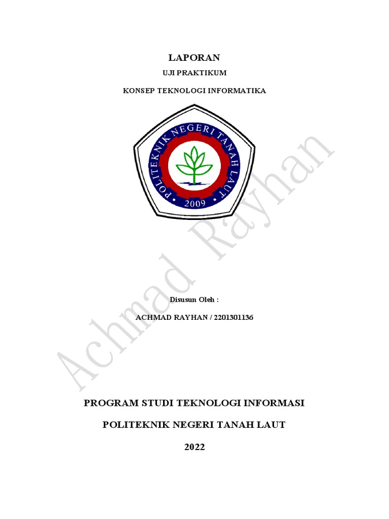 Panduan Praktikum Teknologi Informatika | PDF
