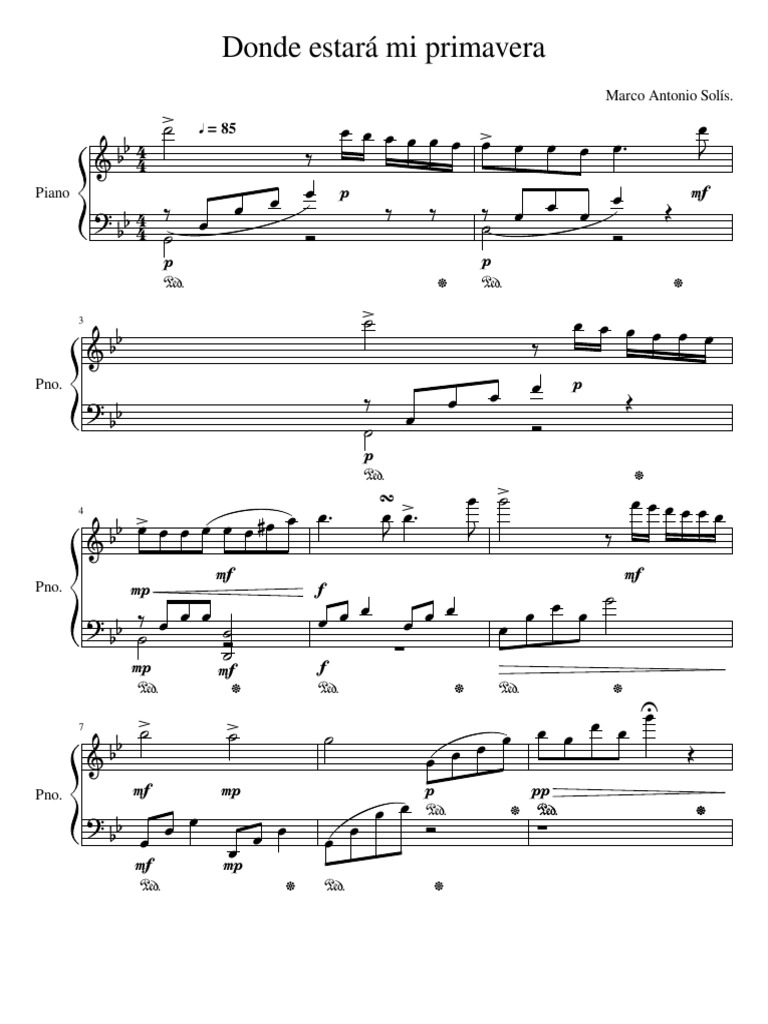 Donde Esta Mi Primavera | PDF