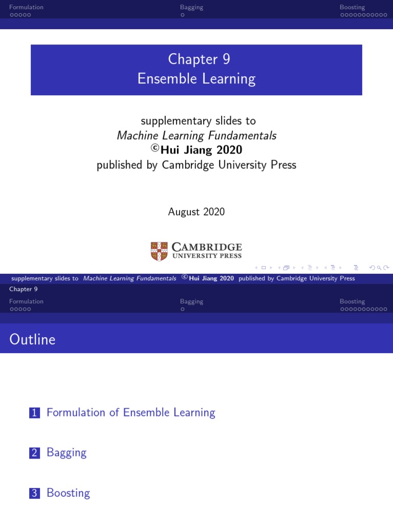 ch9 Ensemble Learning | PDF | Machine Learning | Artificial Intelligence