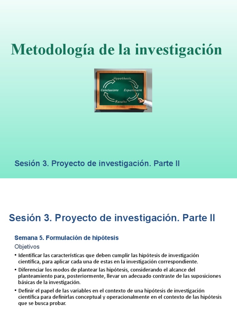 U5 Formulación de Hipótesis y Variables | PDF | Hipótesis | Validez ...