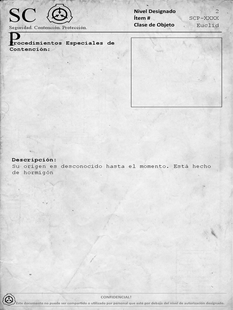 SCP Contenido Clasificado | PDF