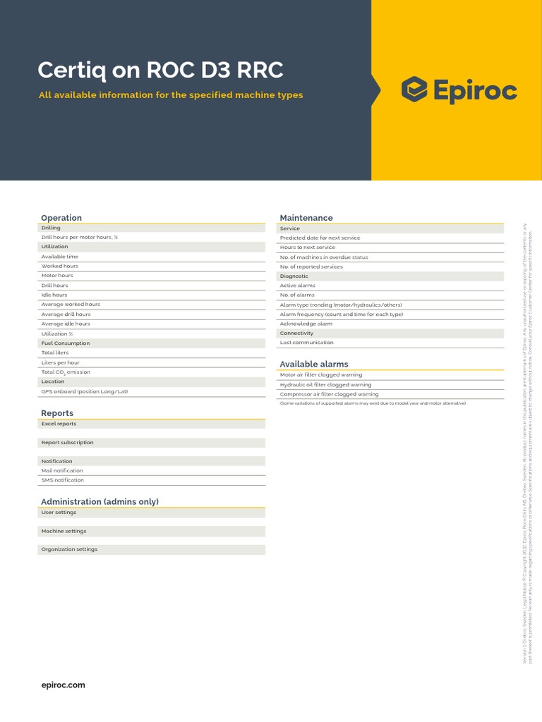 Certiq on ROC D3 RRC | PDF