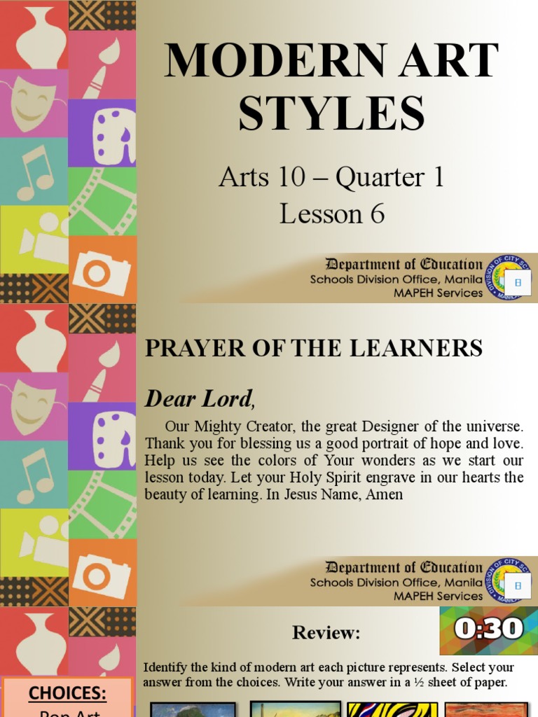 Art Grade 10 Week 6 | PDF