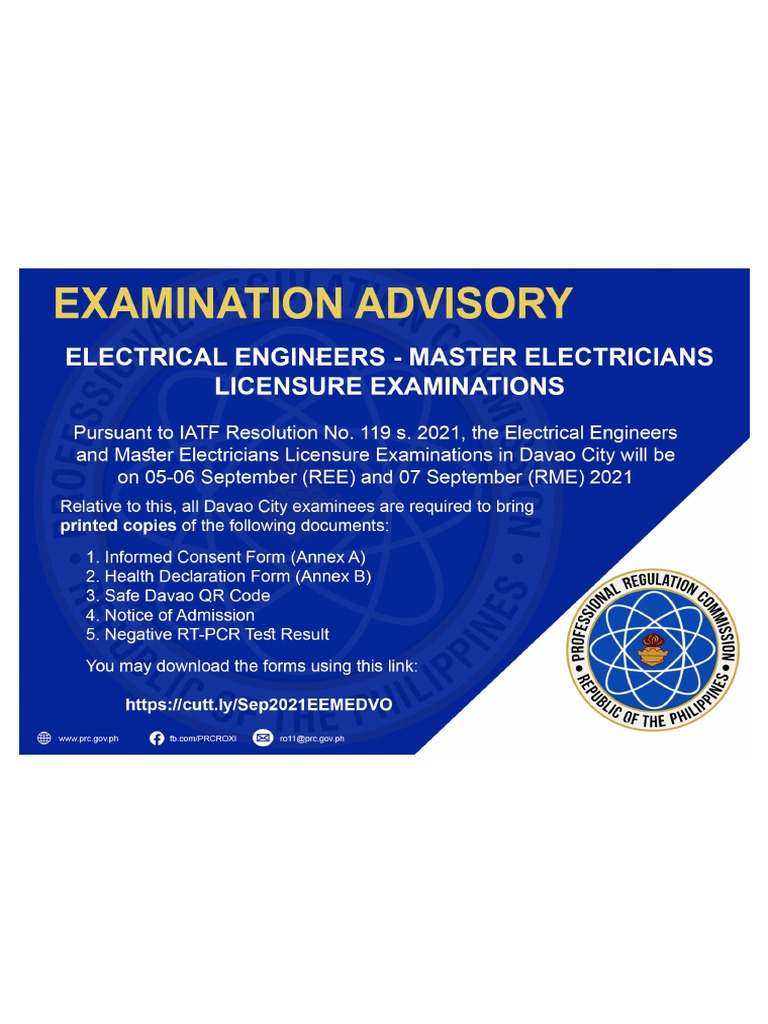 RA-092809 - REGISTERED ELECTRICAL ENGINEER - Davao - 9-2021 With Front ...