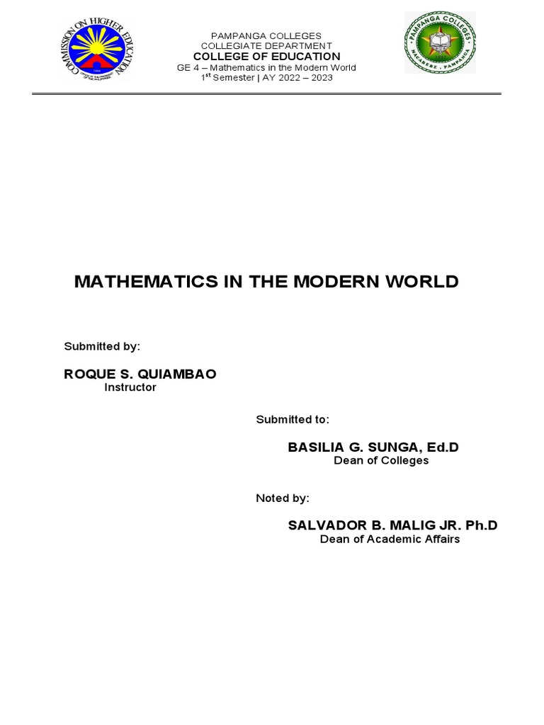 GE4 Lecture | PDF | Pattern | Geometry