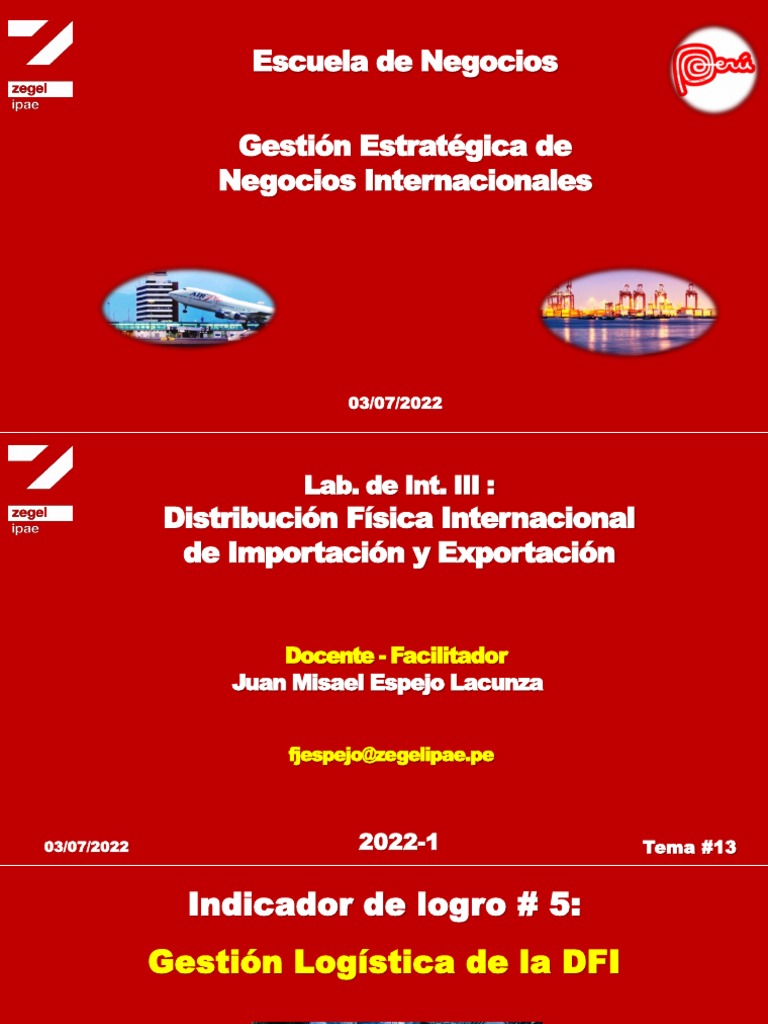 Lab. Int. III - DFI - Incoterms 2020 | PDF | Comercio | Gestión de la cadena de suministro