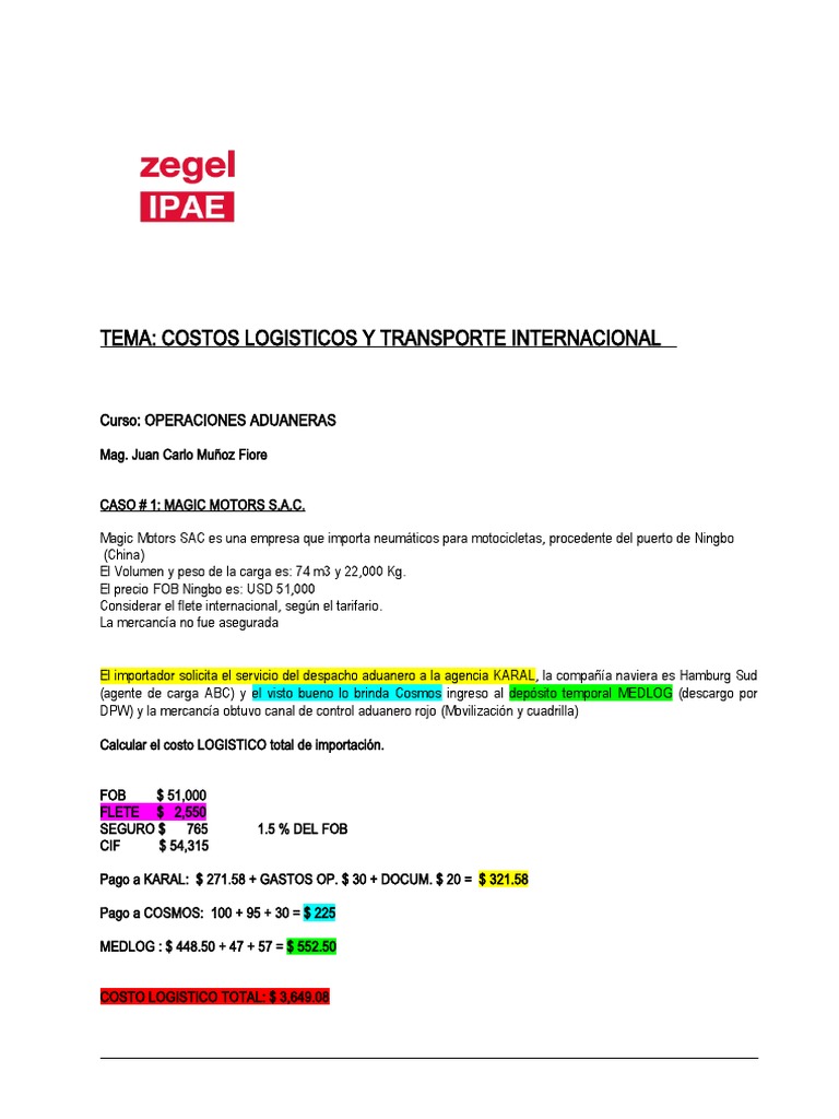 Caso 1 Resuelto - Magic Motors Sac Tema 6 | PDF