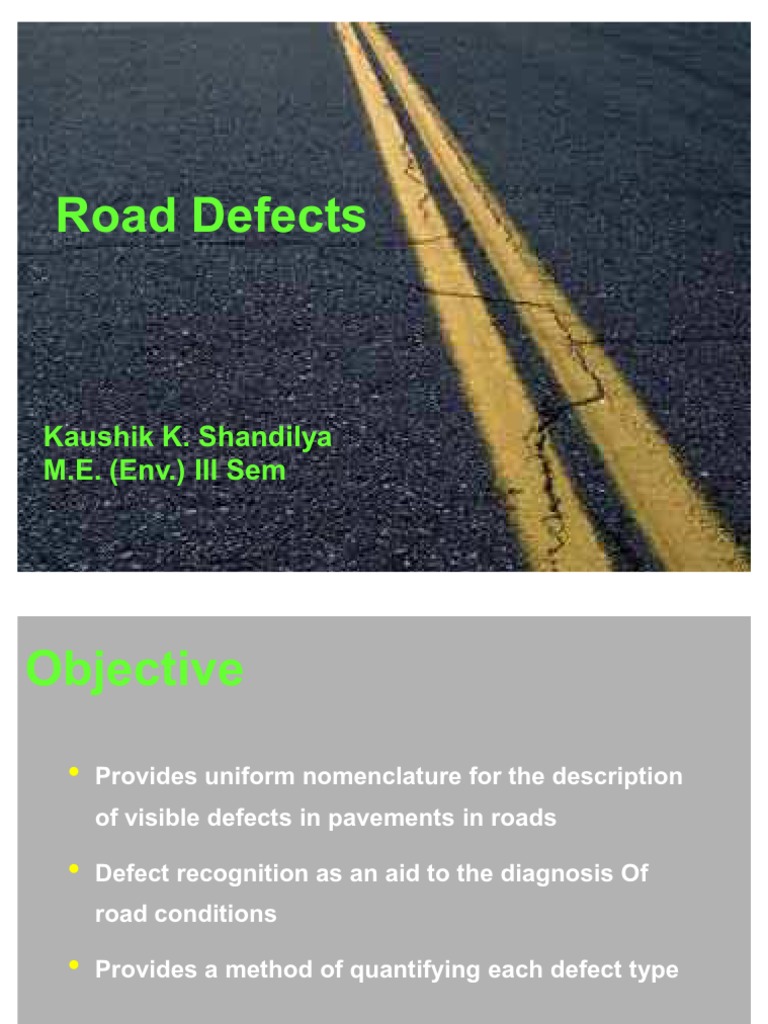 Road Defects | PDF