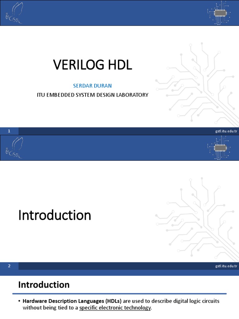 Verilog HDL 2022 | PDF | Hardware Description Language | Field Programmable Gate Array