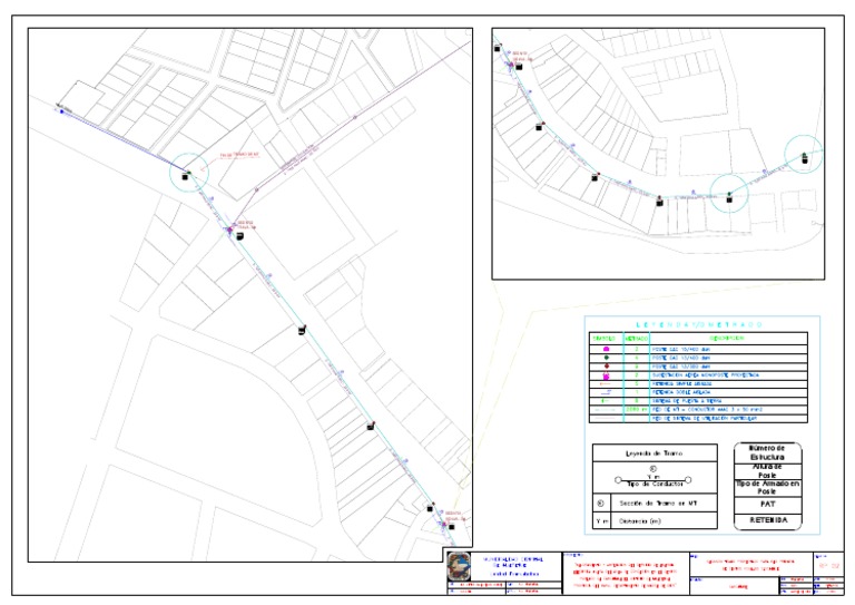 Número de Estructura Altura de Poste Tipo de Armado en Poste PAT ...