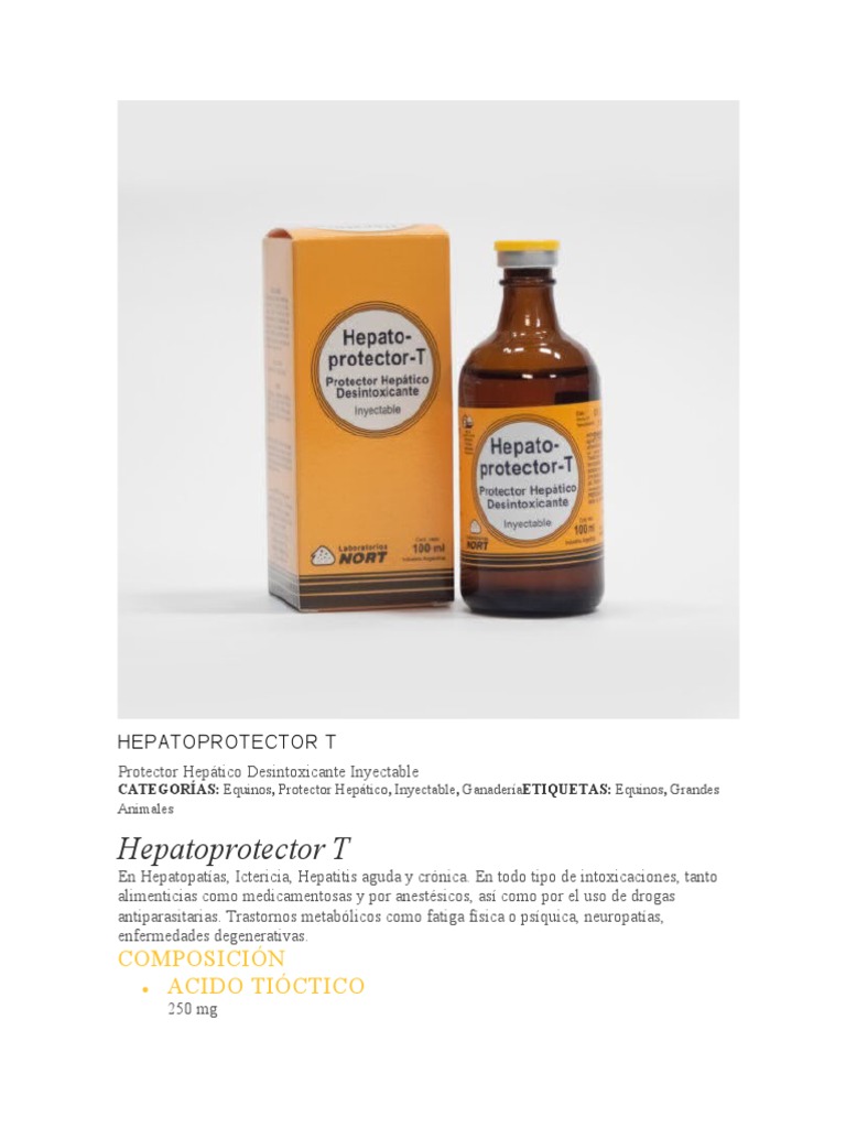 Luz Hepatoprotectores | PDF | Metabolismo | Vitamina B12