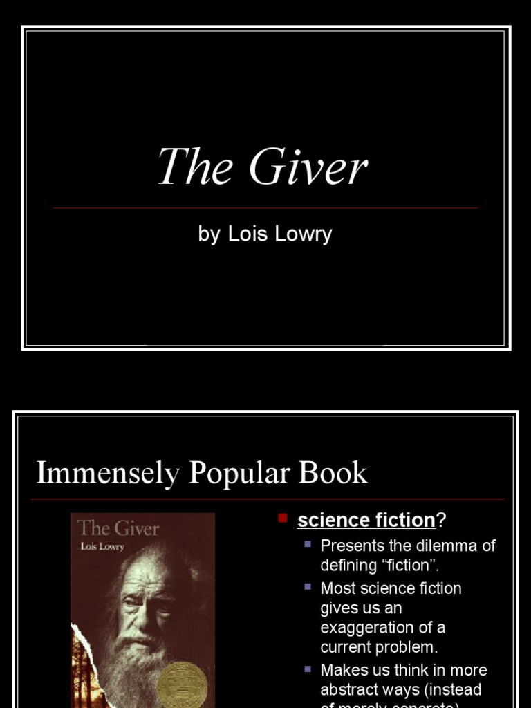 The Giver Introduction | PDF