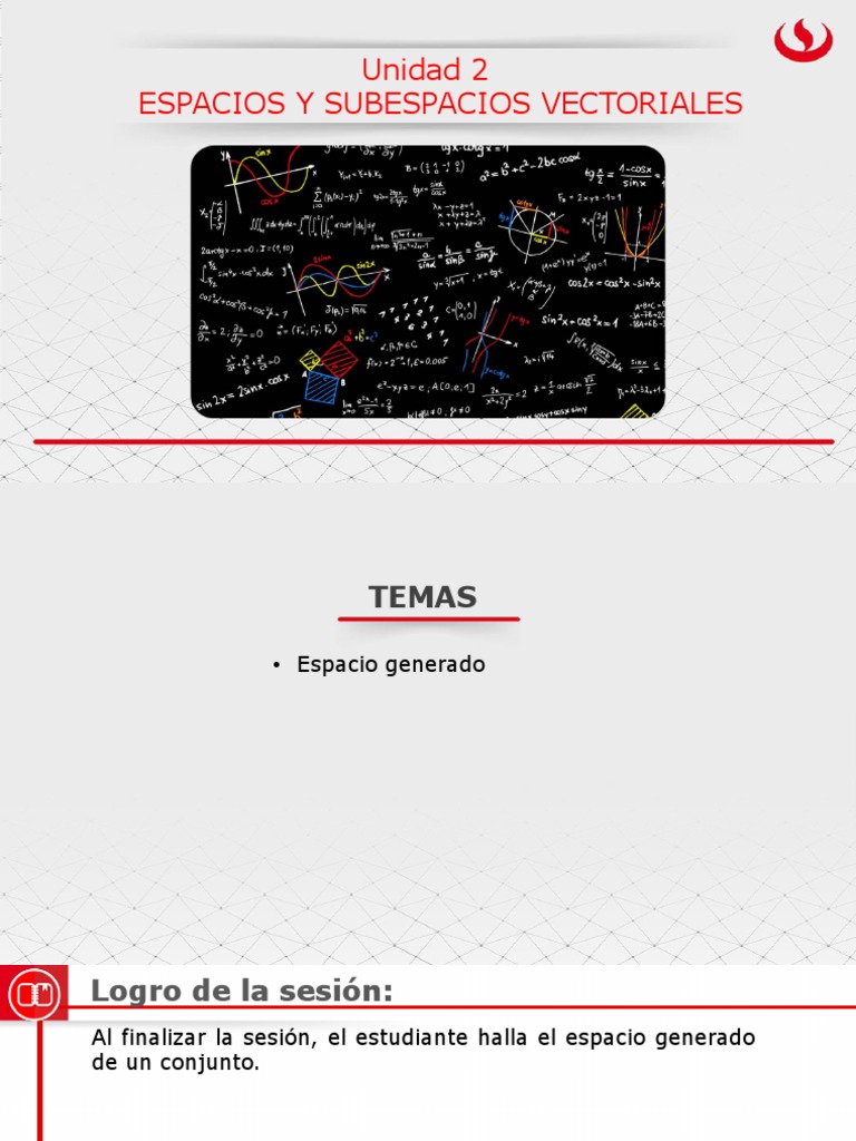 MA264 Sesi N 2.2A Espacio Generado | PDF