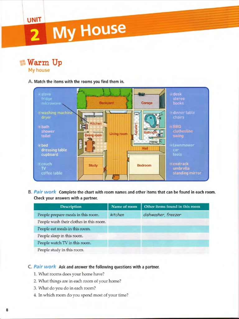 1.02 - My House | PDF | Verb | Subject (Grammar)