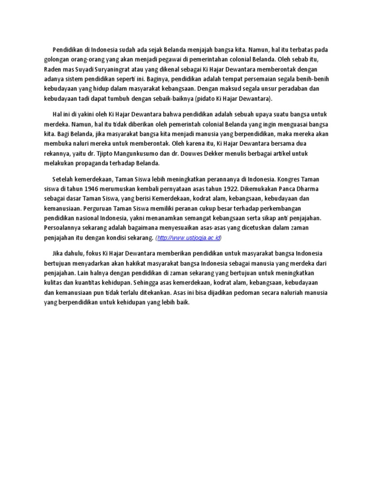Argumen Kritis Ki Hajar Dewantara | PDF