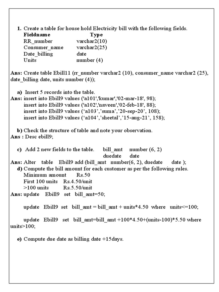 Sql Practical Pdf Debits And Credits Debit Card
