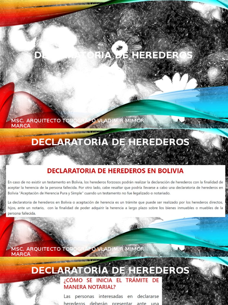 Declaratoria de Herederos | Descargar gratis PDF | Justicia | Crimen y ...