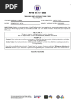 Complete TRF Reviewer | PDF | Educational Assessment | Teachers