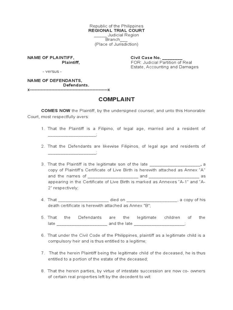 Judicial Partition | PDF