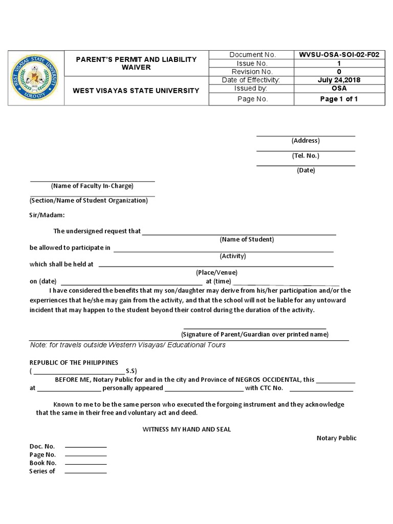 Waiver Final | PDF | Notary Public | Common Law