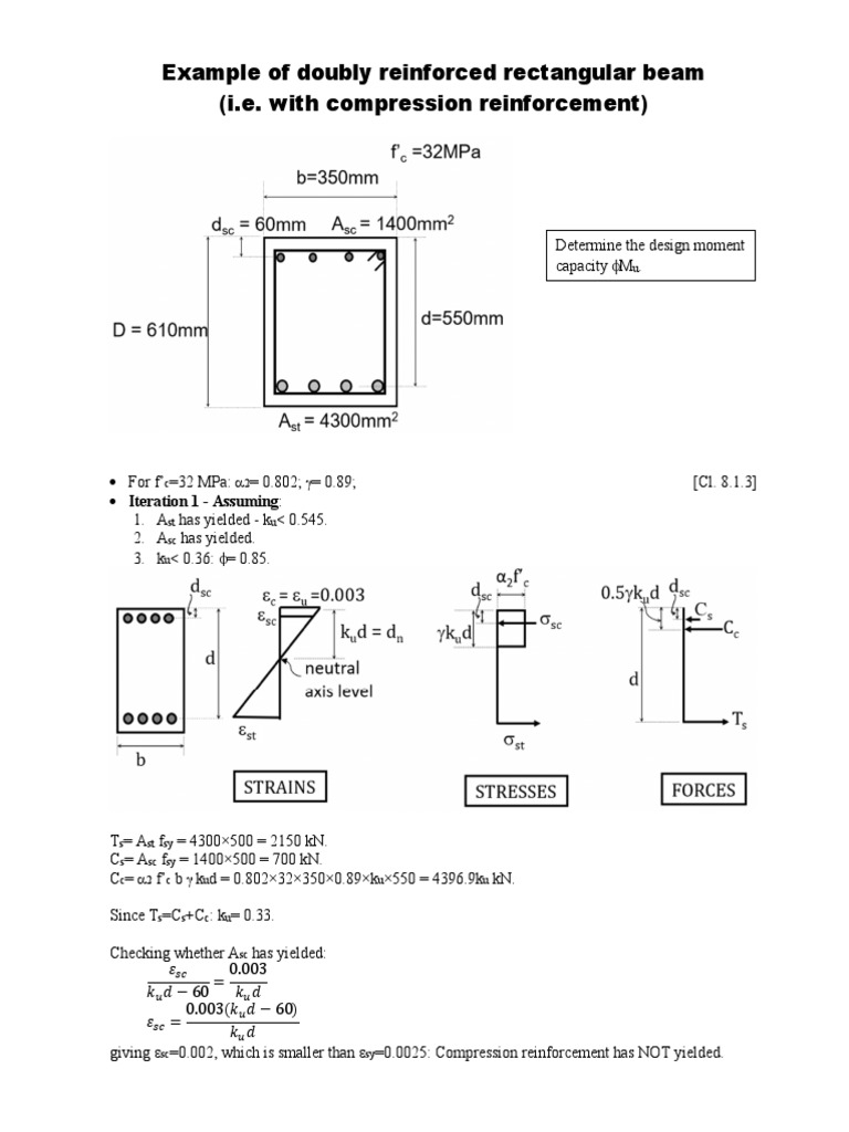 week4-CIVL3360 2022 RC4 - Beam Design For Flexure - Examples On Slide ...