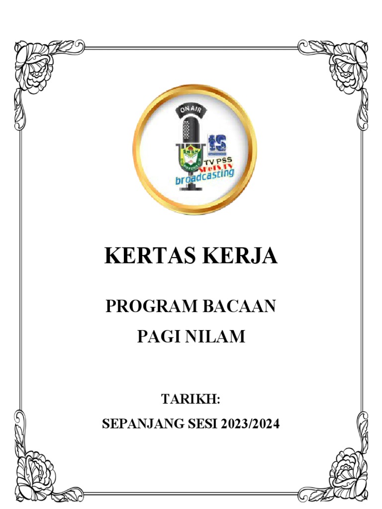 Kertas Kerja Program Bacaan Pagi Nilam | PDF