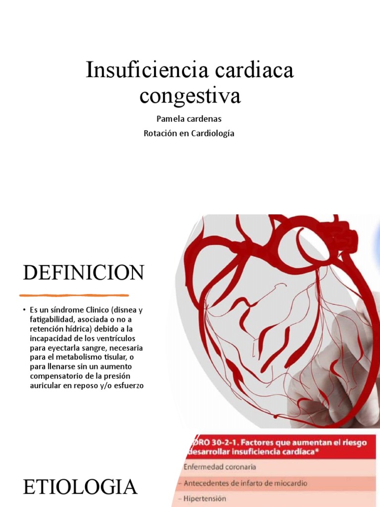 Insuficiencia cardiaca congestiva | PDF