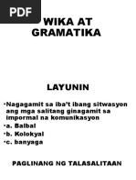 Mga Halimbawa NG Salitang Lalawiganin Delete | PDF