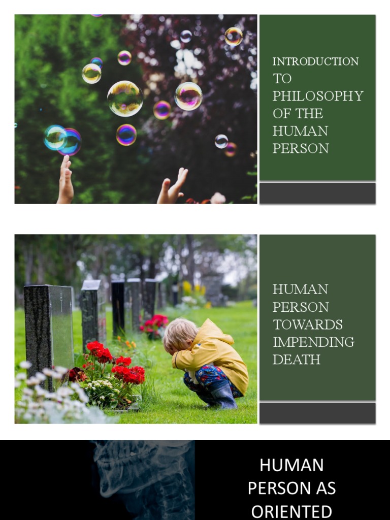 Human Person Towards Impending Death | PDF