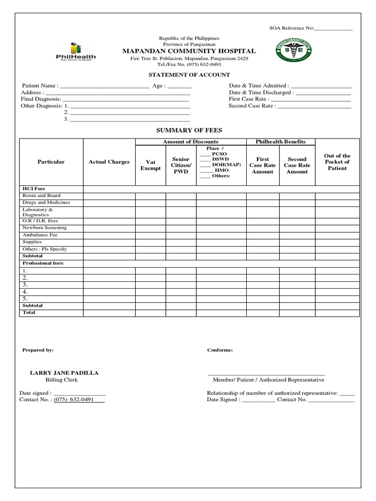 Soa Philhealth | PDF | Clinical Medicine | Social Programs