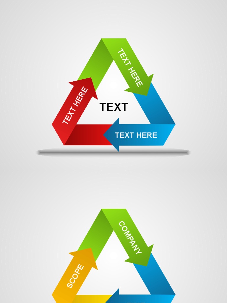 1131 Circular Triangle Powerpoint Diagram With Arrows | PDF