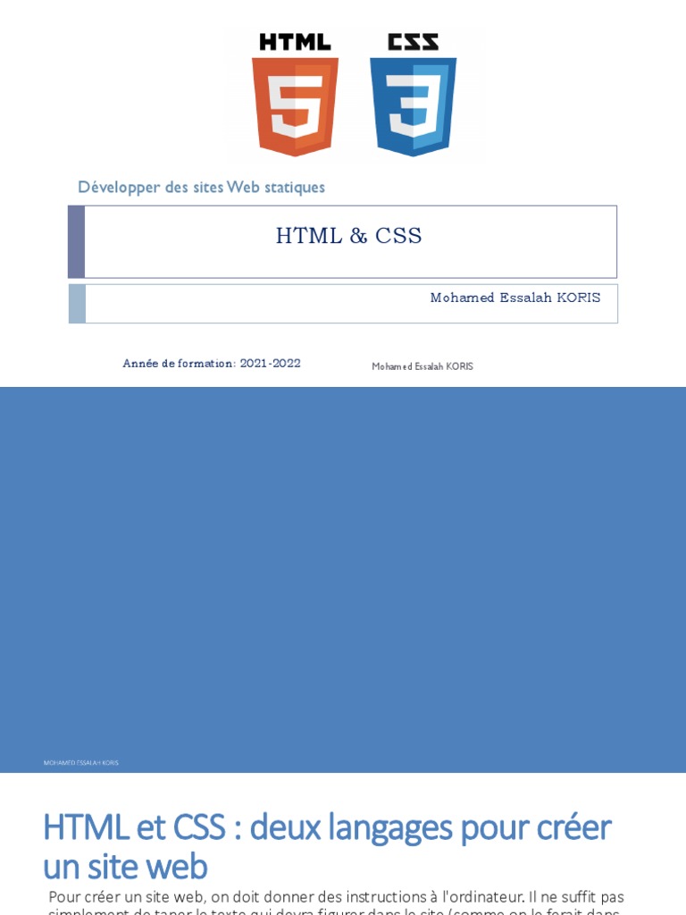 HTML CSS Partie | PDF
