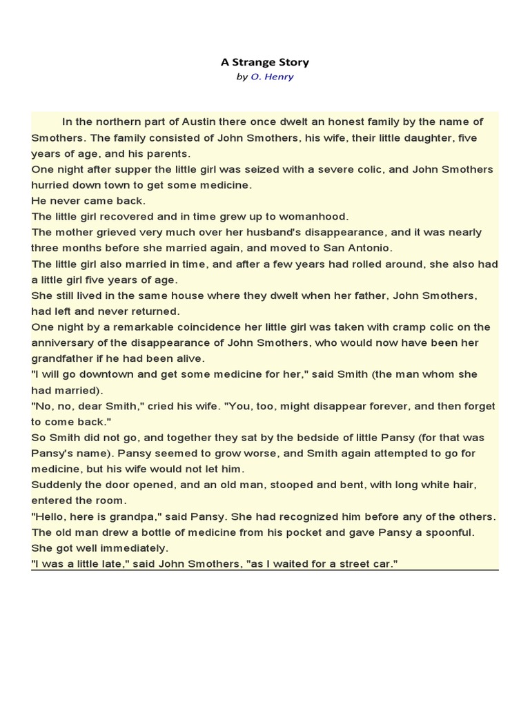A Strange Story | PDF | Mystery, Thriller & Crime Fiction | Poetry